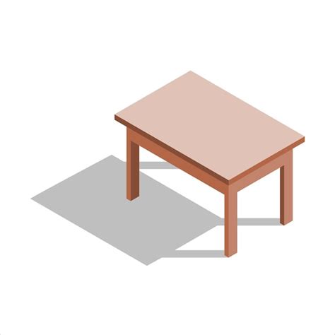 Premium Vector Table Isolated Premium Vector Table Isolated