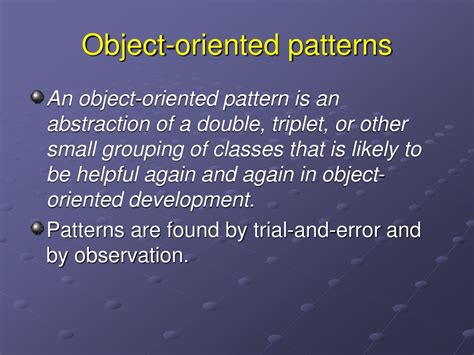 ppt understanding object oriented patterns for effective software development powerpoint
