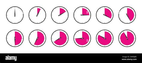 Horizontal Set Of Analog Clock Icon Stock Vector Image And Art Alamy Horizontal Set Of Analog Clock Icon Stock Vector Image And Art Alamy