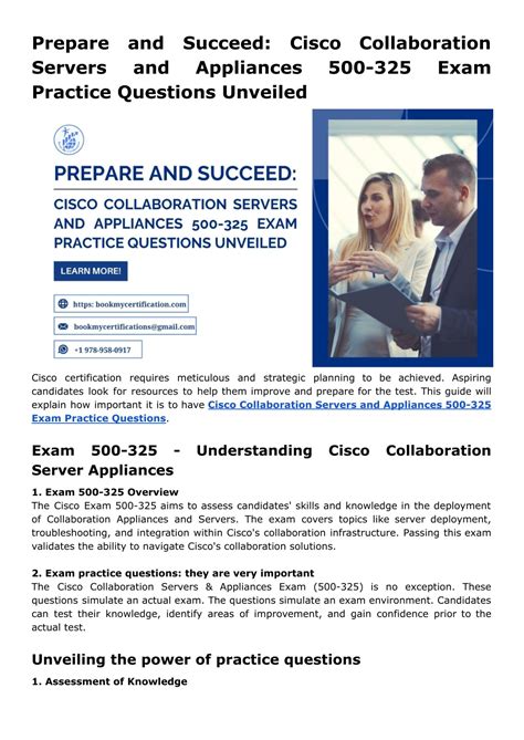 PPT Cisco Collaboration Servers And Appliances 500 325 Exam Practice