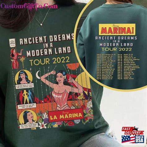 Marina And The Diamonds Shirt Rare Graphic Tour Diamandisancient