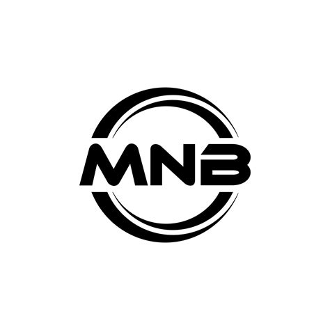 Mnb Letter Logo Design In Illustration Vector Logo Calligraphy