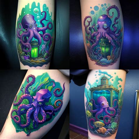 Prompt Purple Octopus Javascript Tattoo Treasure Download Script For Ai Prompti Ai