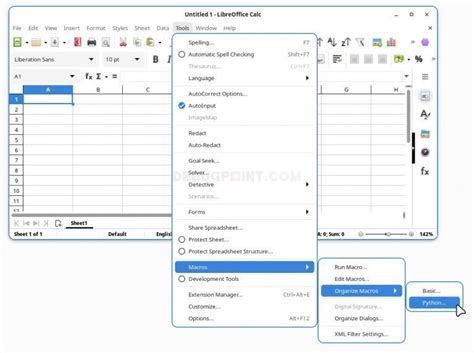 Write Your First Python Macro In Libreoffice