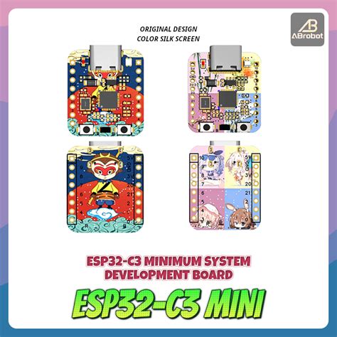 Jual Abrobot Esp32 C3 Mini Development Board Esp32 Esp32 C3fn4 Wifi Bluetooth Thumb Size Color