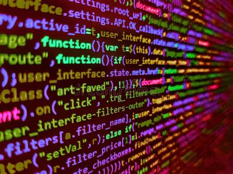 software developer programming code on computer monitor html and css code developing screenshot