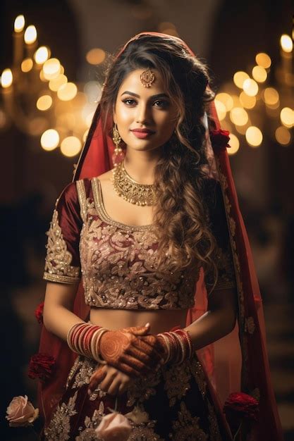 Premium Ai Image Indian Wedding Girl