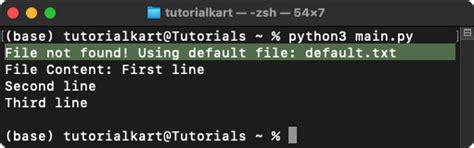 How To Handle Filenotfounderror In Python