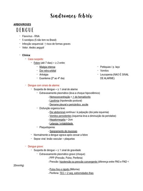 Síndromes Febris Pdf Malária Imunologia