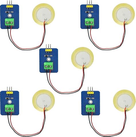 Ceramic Analog Piezo Vibration Sensor Module For Arduino Diy Kit Piece Package Ek