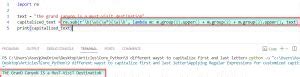 Capitalize The First And Last Letters Of Each Word In String