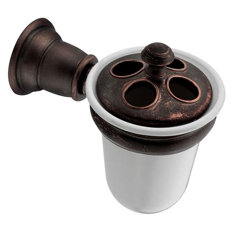 Moen Kingsley Wall Mounted Toothbrush Holder In Oil Rubbed Bronze The