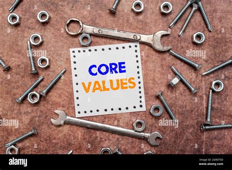 Conceptual Caption Core Values Concept Meaning Principles Which Guide And Determine What Is