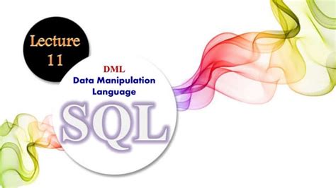 Lecture 11 Data Base Pptx Databases Computer Software And Applications