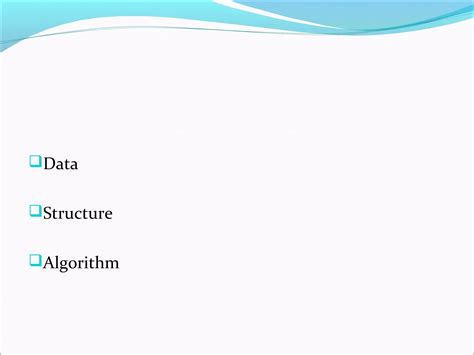 Data Structure And Algorithms Ppt