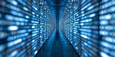 Modern Technology Binary Code Programming And Quantum Computing Drive