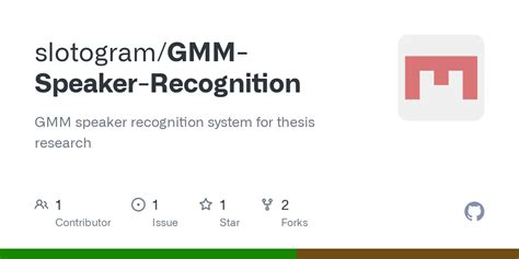Github Slotogramgmm Speaker Recognition Gmm Speaker Recognition
