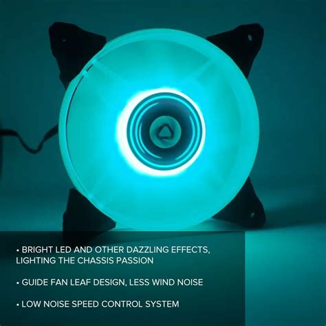 INPLAY ICE TOWER RGB FAN IN ONE KIT PCS Mm Cooling Fan RGB Control LED PC Case Fan Lazada PH