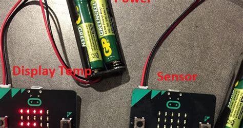 Micro Bits Radio Temperature Sensor Display Python Coding