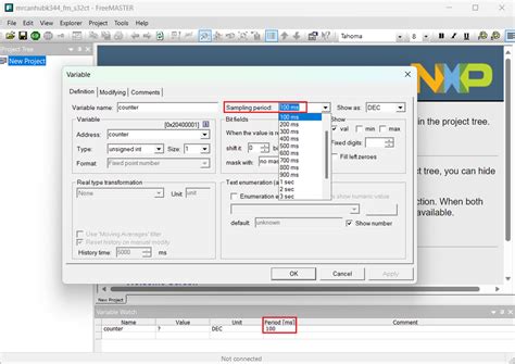 Sending Data Via Uart And Monitoring Signals With Freemaster Nxp