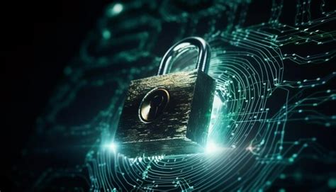 Premium Photo Secure Global Communications Through Futuristic Encryption And Network Locking