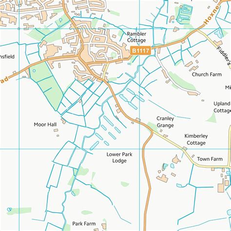 Mid Suffolk District Tm17 Map By Uk Topographic Maps Avenza Maps