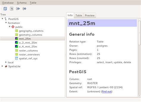 Gestion Des Rasters Postgis