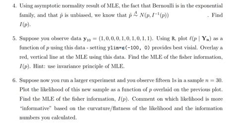 1 Consider Data Y1 Y2 Yn Iid∼ Berp