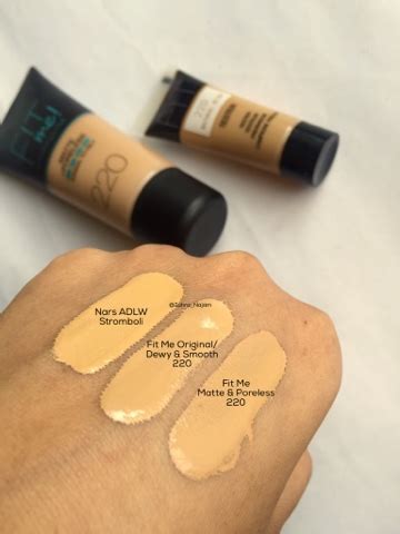 Maybelline Fit Me Matte And Poreless Foundation 220 Natural Beige Review