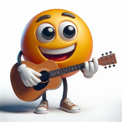 Smiley Face Emoji With Guitar Pictures Freepik Smiley Face Emoji With Guitar Pictures Freepik