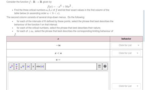 Solved Consider The Function F RR Given By F X X X Chegg