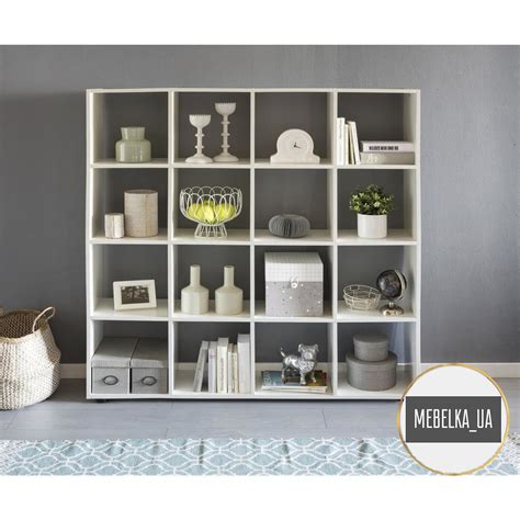 Полка разделитель комнаты на 16 ячеек стеллаж для дома офиса Полка для книг и игрушек Kv0011