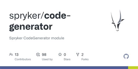 Github Sprykercode Generator Spryker Codegenerator Module