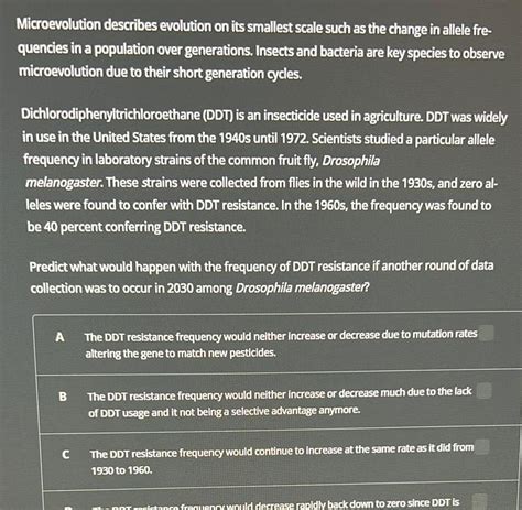 [answered] Microevolution Describes Evolution On Its Smallest Scale Kunduz