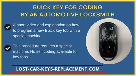 How To Program A Buick Key Fob At Thomas Brose Blog