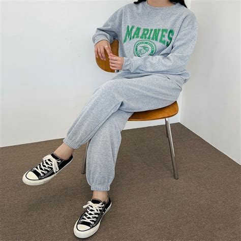 유라이즈 여성 여자츄리닝세트 얇은 겨울 여자트레이닝복 조거팬츠 맨투맨 기모 트레이닝복