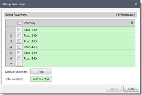 Merge Roadway Segments Command Civilgeo Knowledge Base