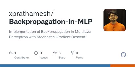 Github Xprathameshbackpropagation In Mlp Implementation Of