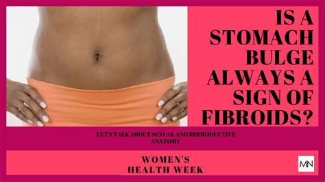 Womens Health Week Could Your Stomach Bulge Be A Sign Of Fibroids
