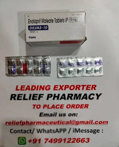 Enalapril Maleate 10 Mg Tablet At ₹ 500bottle Nagpur Id 2852408598962