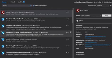 knockoutjs validations without a plugin and using a plugin