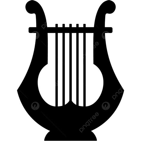 Señal De Lira En Blanco Y Negro Png Dibujos Dibujo Bw Elemento Png Y