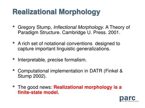 PPT Computational Morphology PowerPoint Presentation Free Download ID