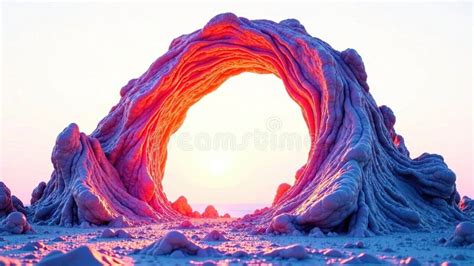 Dynamic Colorful Arc Formation A Spectacular Visual Explosion Of Geometric Shapes And Gradient