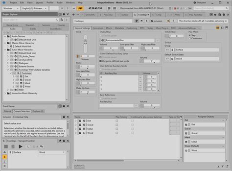 Integrating Footstep Sounds