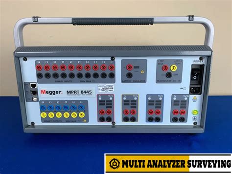 Megger Mprt8445 Three Phase Protective Relay Test System Multi