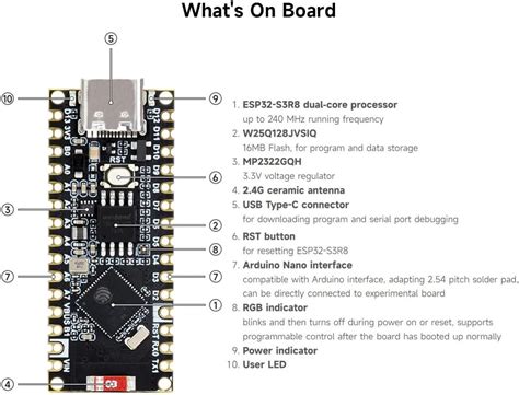 Waveshare Esp32 S3 Nano Development Board Based On Sri Lanka Ubuy