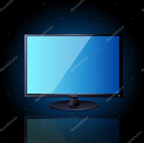 Vector Lcd Monitor Stock Vector Image By ©pokomeda 27081691