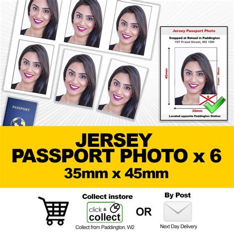 Jersey Passport Photo And Visa Photo Snapped In Paddington London