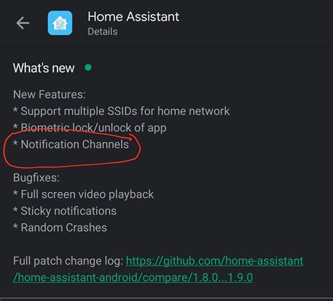 actionable notifications in android app version 1 6 0 page 4 home